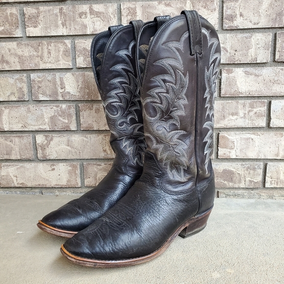 Tony Lama | Shoes | Tony Lama Conquistador Leather Mens Cowboy Boots ...